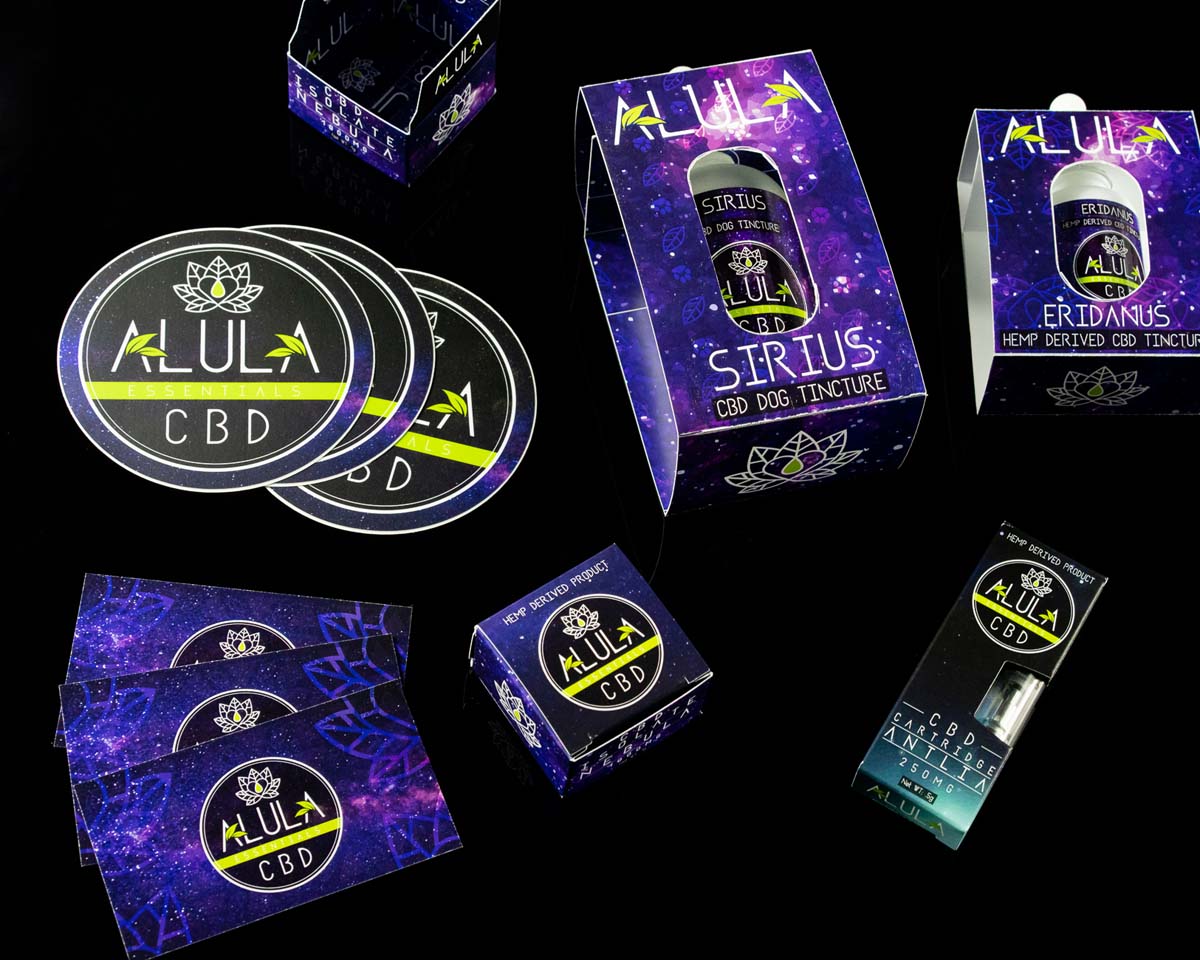 Alula Essentials CBD Packaging
