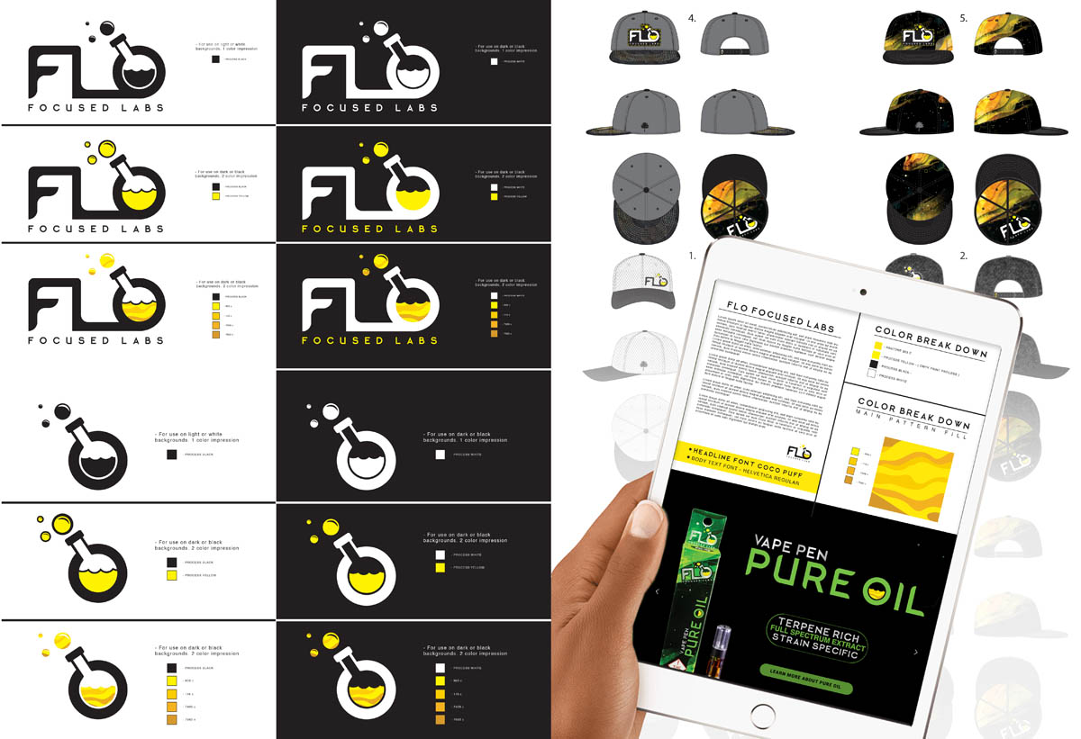 FLO - Vape Pen Packaging, Apparel, Web Design and more