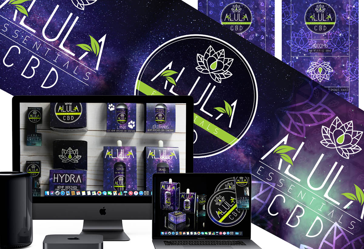 Alula Essentials CBD Packaging