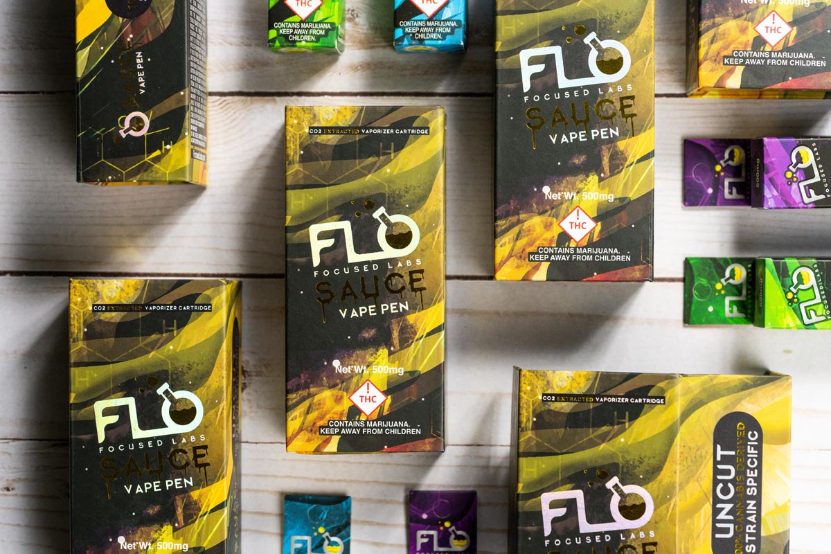 FLO - Vape Pen Packaging, Apparel, Web Design and more